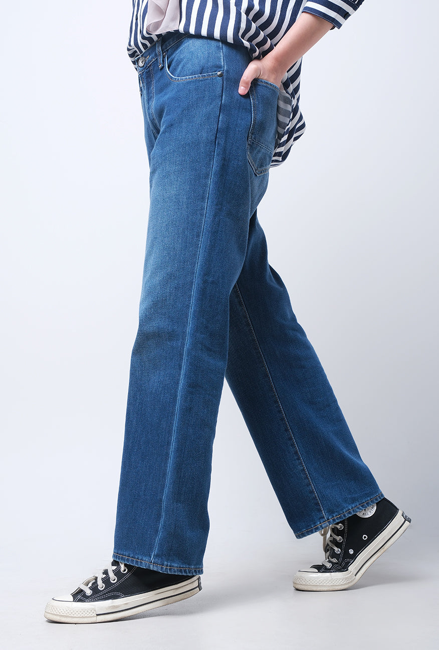Jeans Straight Cut I3 Series Medium Blue LOGO JEANS