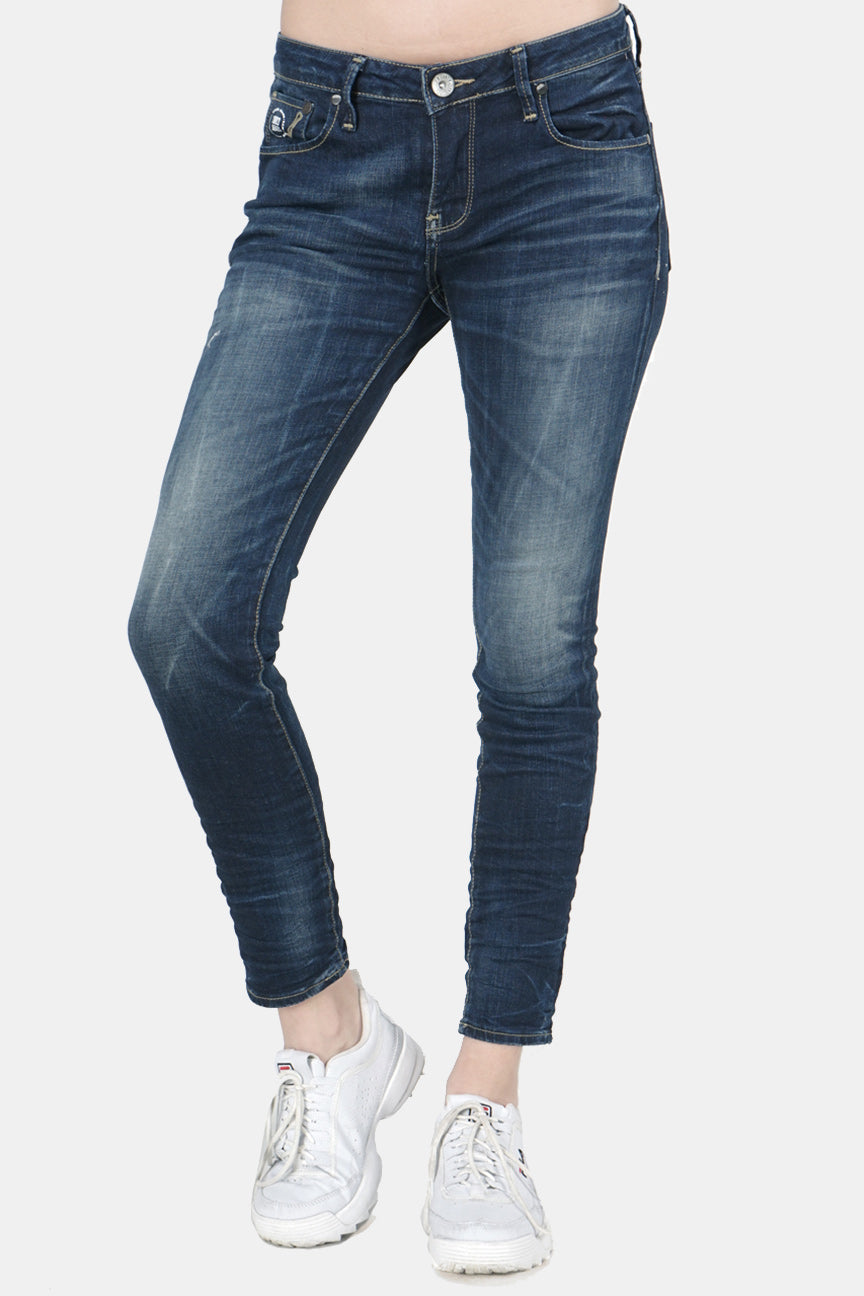 Jeans Skinny D2 Series Middle Waist Medium Blue – LOGO JEANS